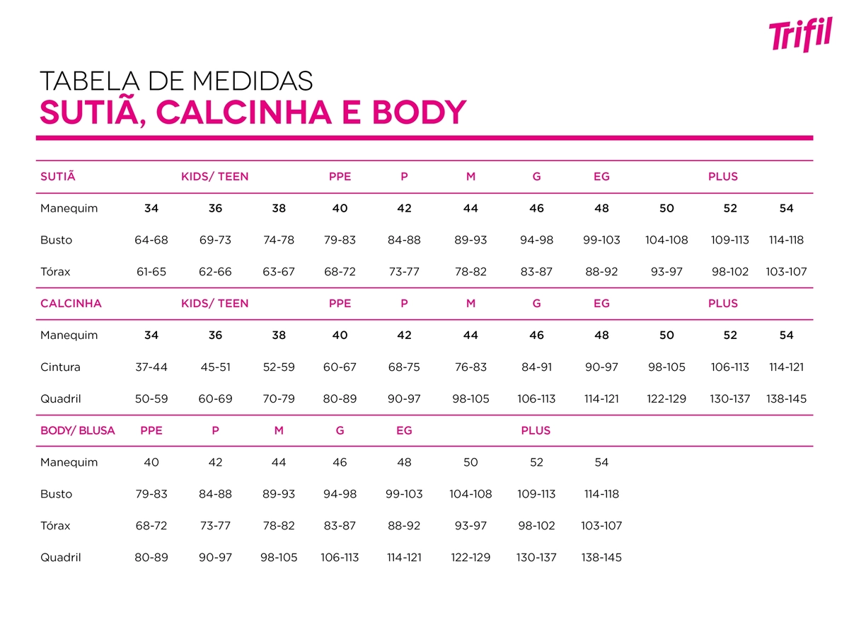 Bermuda Control Modeladora Trifil Adulto Feminina Leve Compressão ...