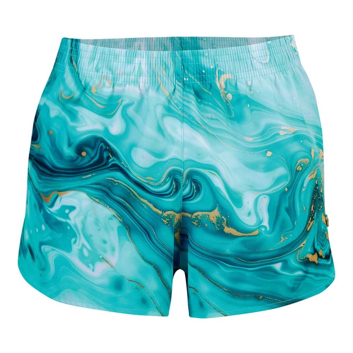 Shorts Praia She Feminino Adulto Microfibra Estampa Marble - Shorts ...